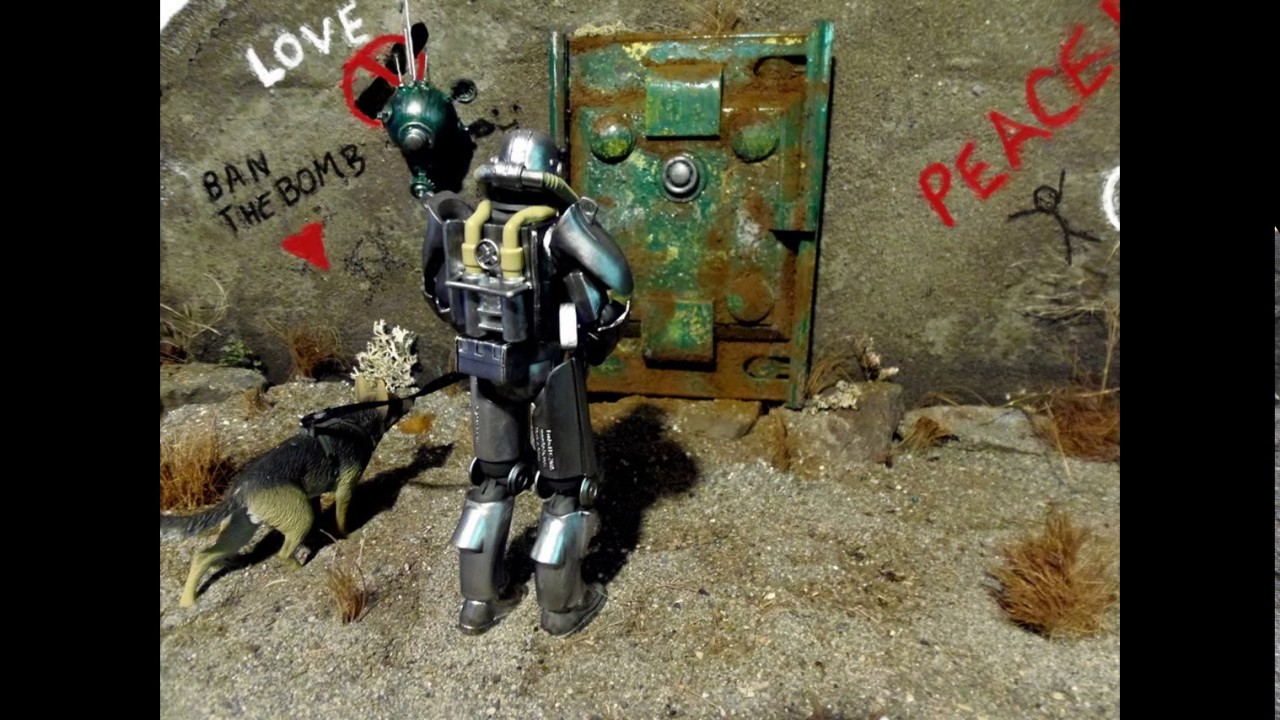 Fallout Eyebot Attack at a Hidden Bunker Diorama - YouTube