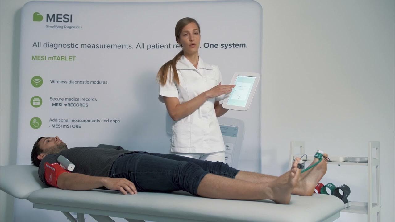 Demostración de la medición del índice dedo-brazo (IDB) - MESI mTABLET TBI - YouTube