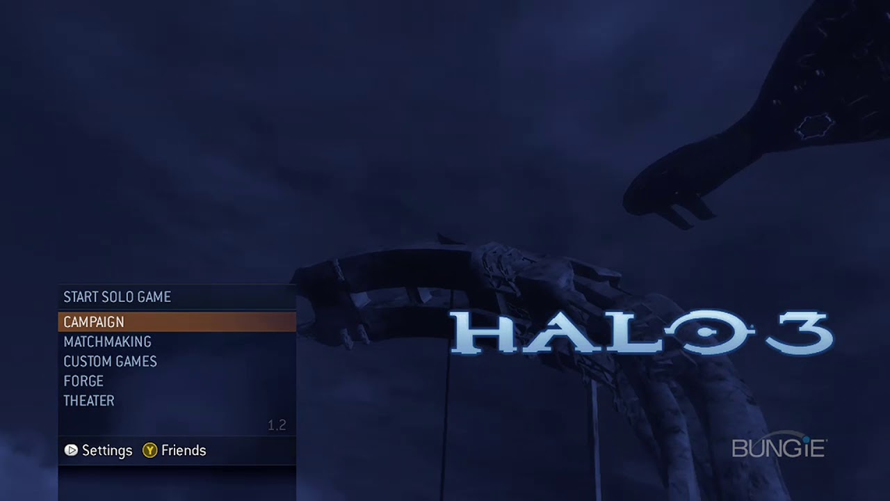 Halo 3 Main Menu - YouTube