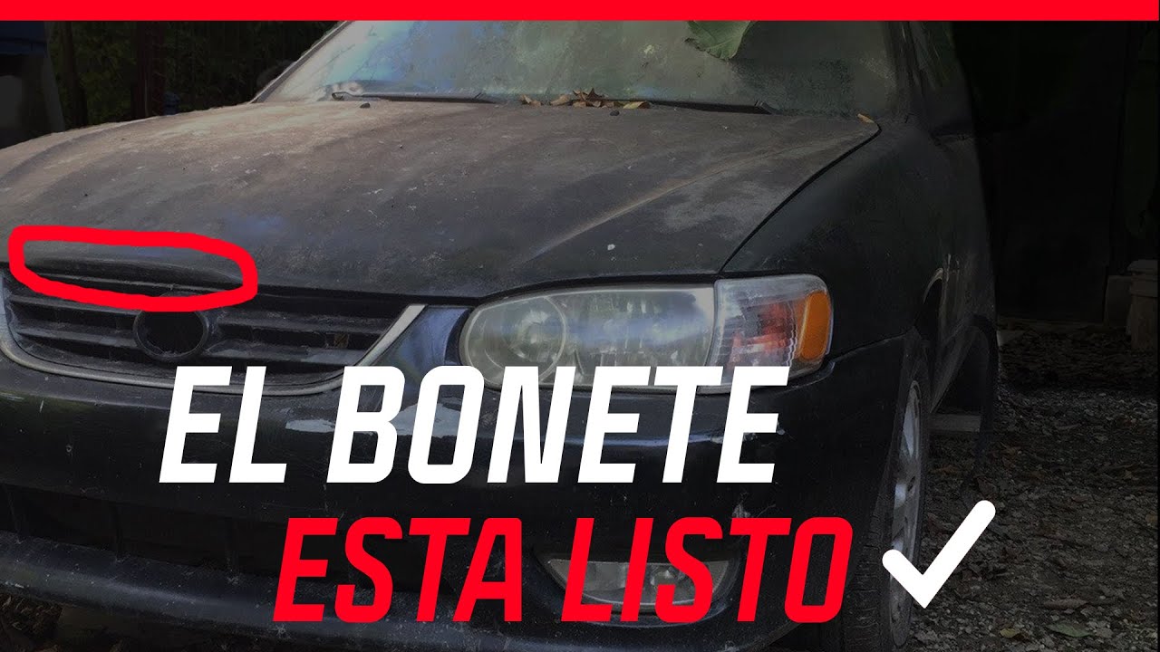 Reparando el bonete del carro - YouTube