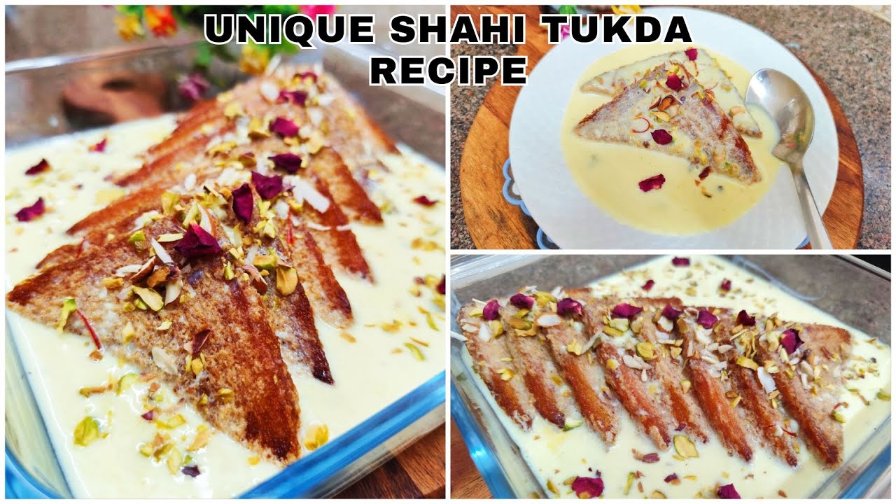 Instant dessert at Home Shahi Tukda Recipe | How to make Shahi tukda ...