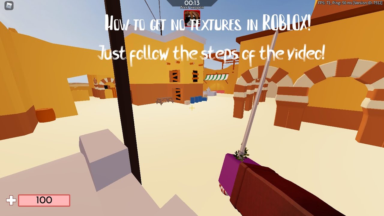 How to get no textures in ROLBLOX! | ROBLOX (patched sadly) - YouTube