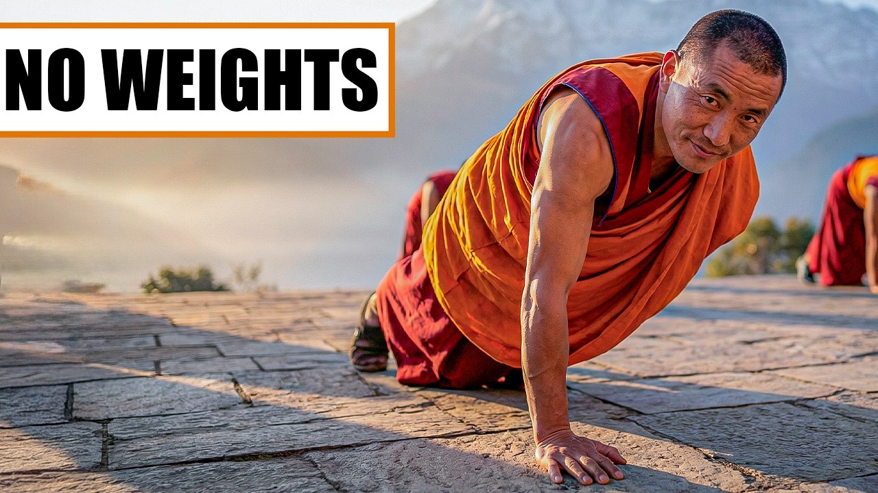 How Tibetan Monks Build Muscle After 50 Without Gyms - YouTube