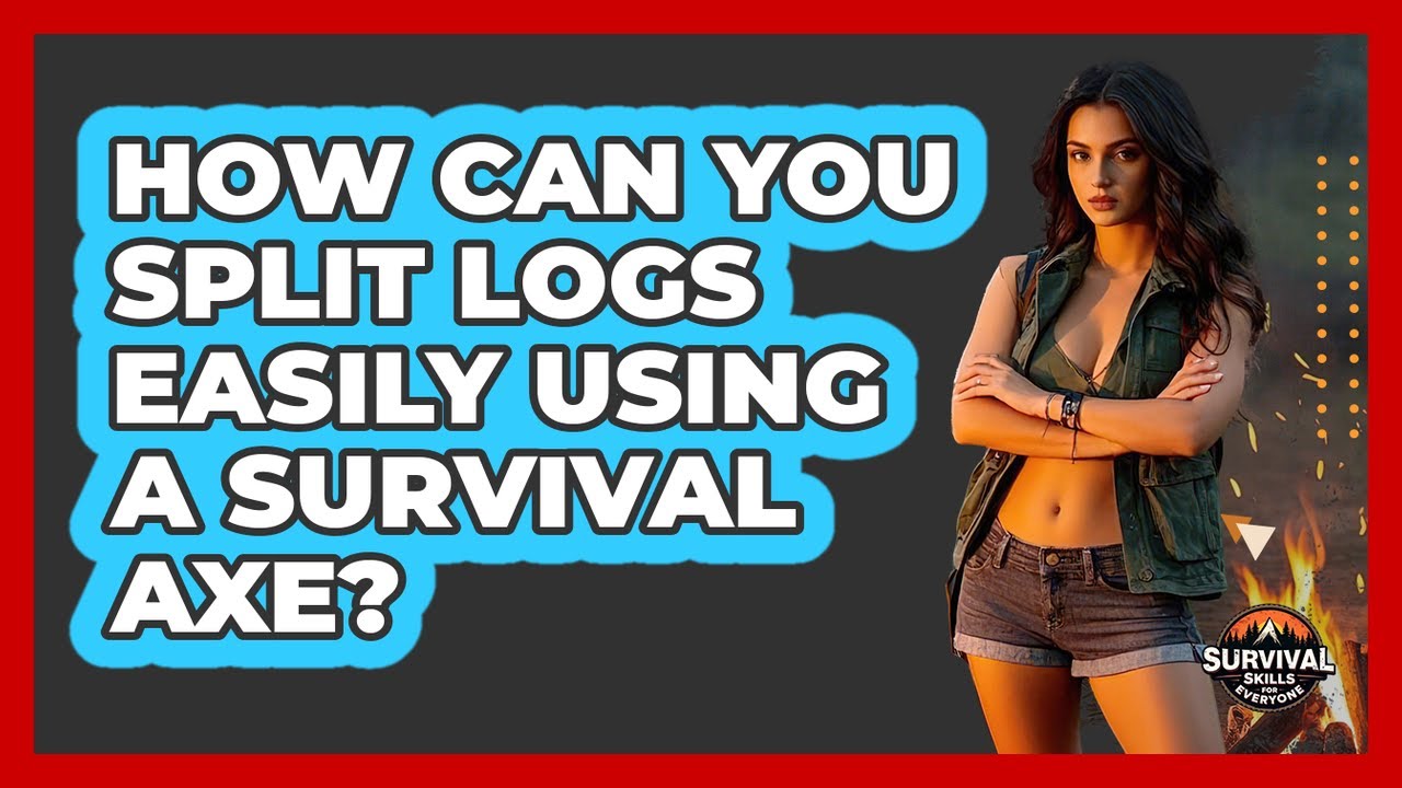 How Can You Split Logs Easily Using A Survival Axe? - Survival Skills ...