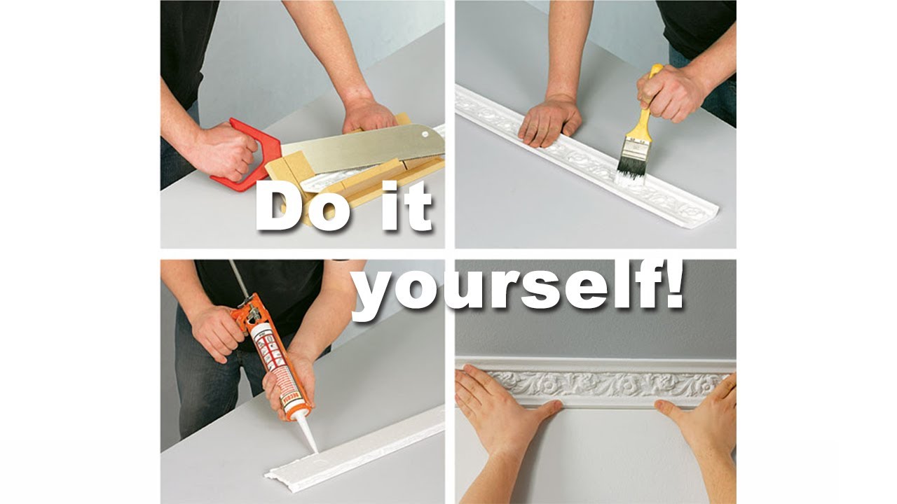 Guidance of PU Cornice Fixing For Home And Interior Decoration 1 - YouTube