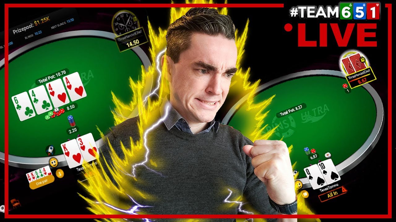 Intense 2 tabling High stakes Poker session I twitch poker highlights ...