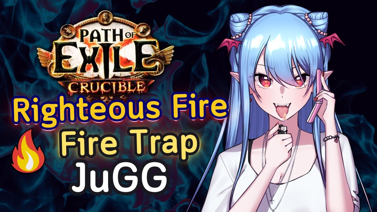 PoE 3.21 - บ่นเป็นไฟ Righteous Fire + Fire Trap Jugg ️‍🔥 - YouTube