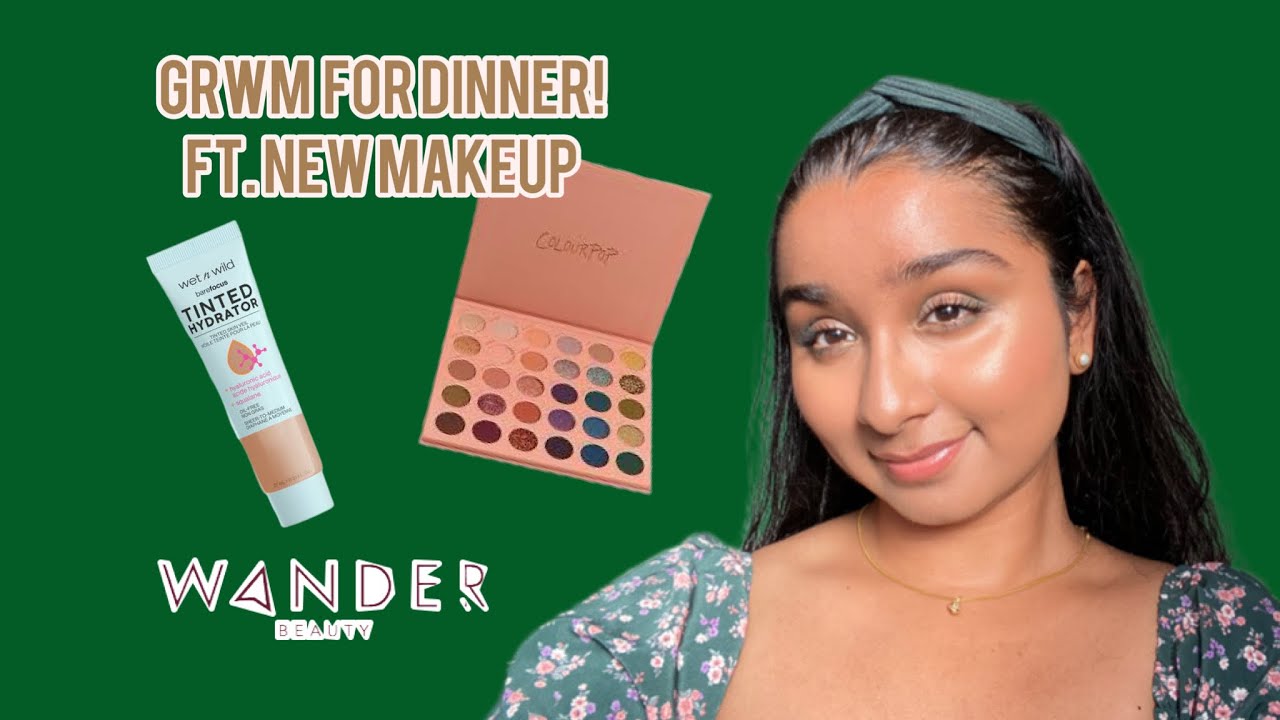 full face routine for dinner + new and old makeup favorites!! - YouTube