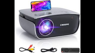 Projecteur 4k Mini Projector 5500 L, Nicpow Home Cinema Projector With ...