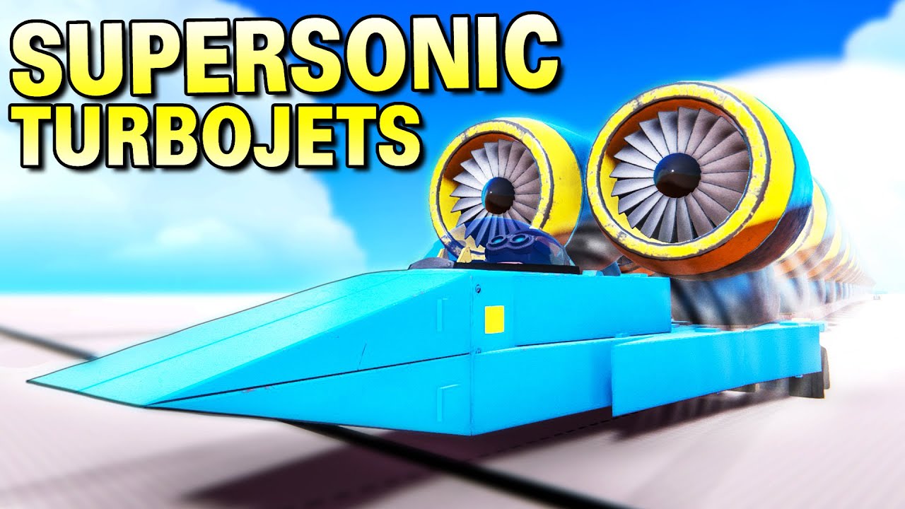 Using Only NEW Large Jets to go SUPERSONIC! - YouTube