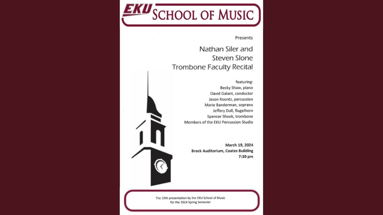 Nathan Siler and Steven Stone Faculty Recital - YouTube