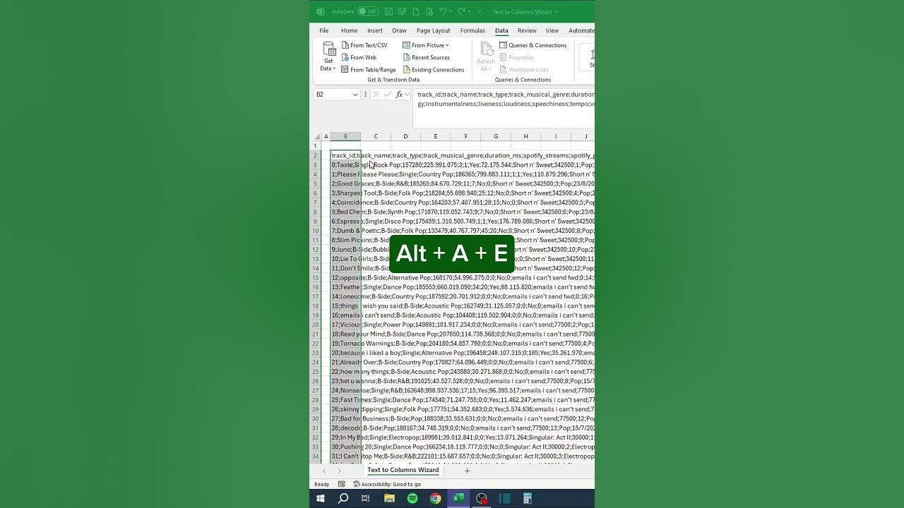 Text to Columns Wizard in Excel‼️ #excel - YouTube