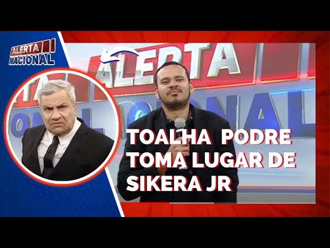 TOALHA PODRE VIROU APRESENTADOR