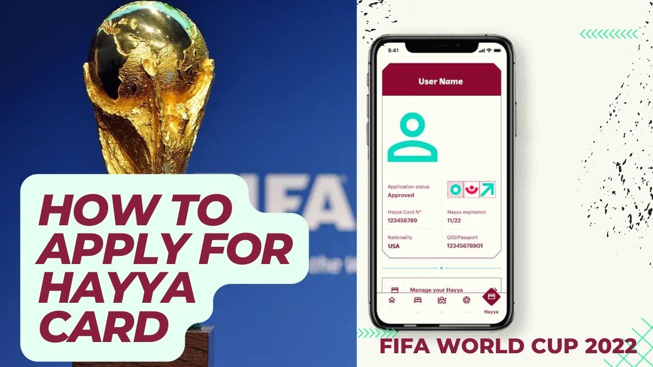 How to apply for Hayya Card | Fifa World Cup 2022 | Qatar - YouTube