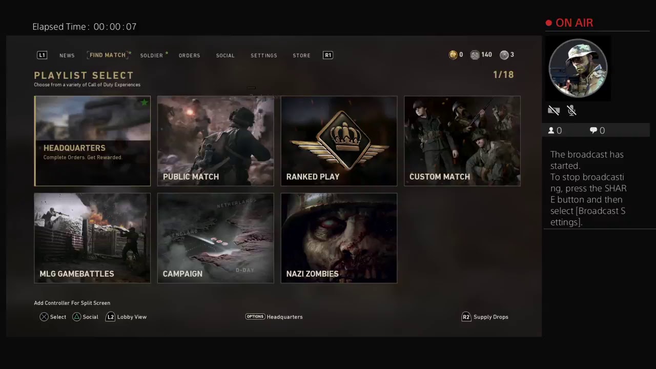 COD WW2 PS2 - YouTube