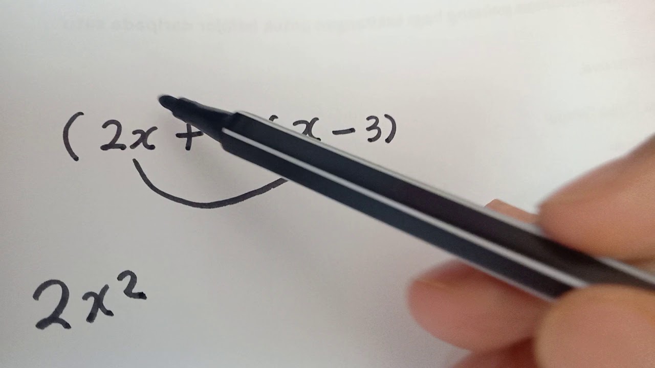 matematik tingkatan 2 kssm: kembangan ungkapan algebra - YouTube