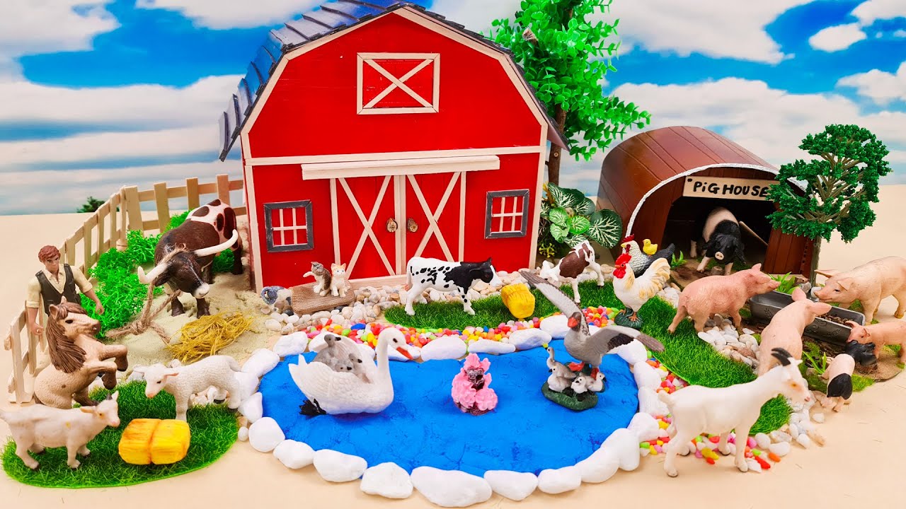 5 Minutes Challenge 🔥 Build Best Creative Miniature Cattle Farm and ...