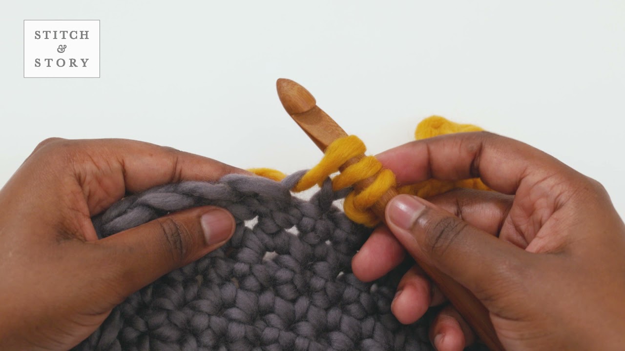 HOW TO CROCHET SCALLOP STITCH - CROCHET TUTORIAL - YouTube