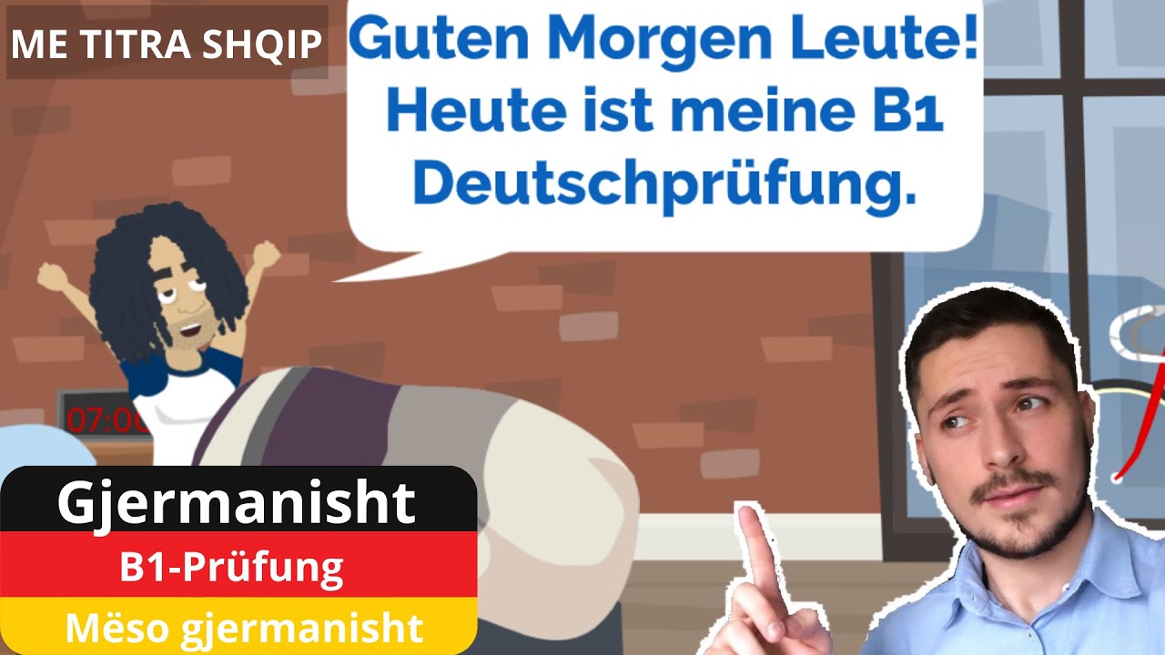 B1 Deutschprüfung | Provimi i nivelit B1 | OGjerman - YouTube