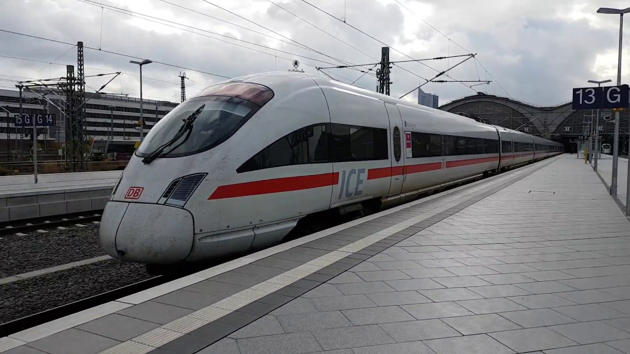 ICE 1546 wird in Leipzig Hbf bereitgestellt - YouTube