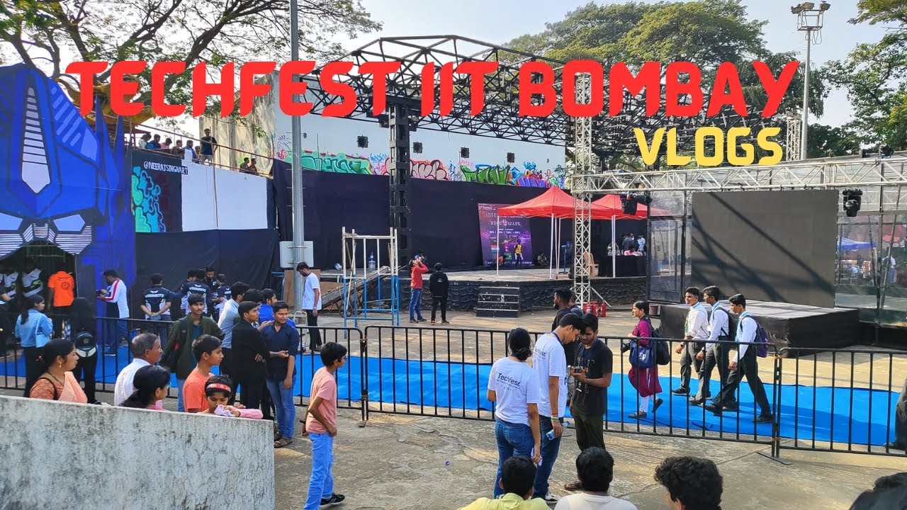 Techfest IIT bombay || Akash Ambani || freestyle football || watermelon ...