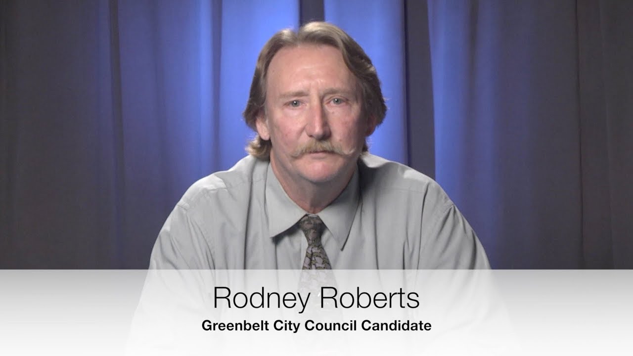 Greenbelt City Council Election 2017 -- Rodney Roberts - YouTube