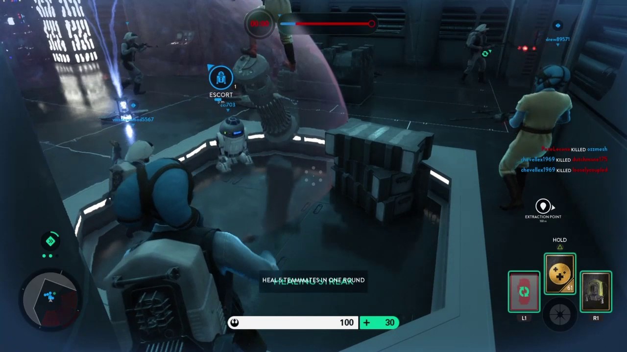 Star Wars Battlefront: Bacta Bomb R2D2 Glitch - YouTube