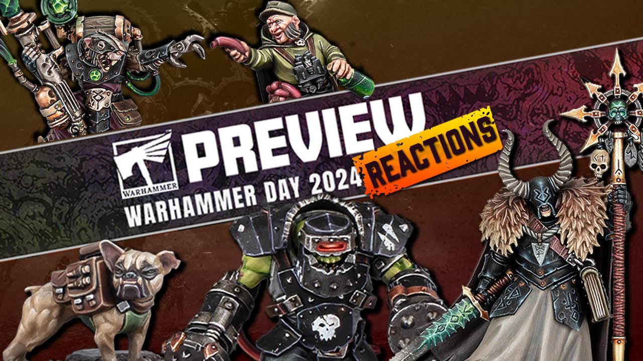 Miniatures Rundown's Warhammer Day 2024 Reactions! - YouTube