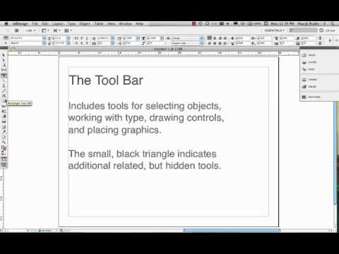 InDesign CS5—Introducing the Workspace - YouTube