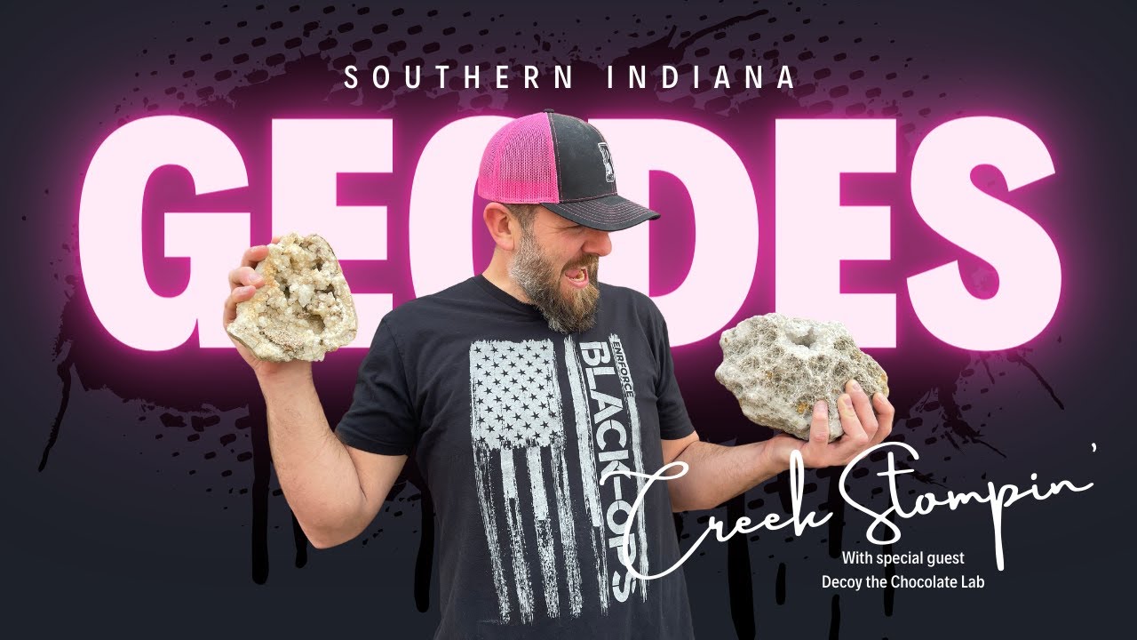 Finding Geodes | Rockhounding Indiana | Southern Indiana Creek Stompin ...