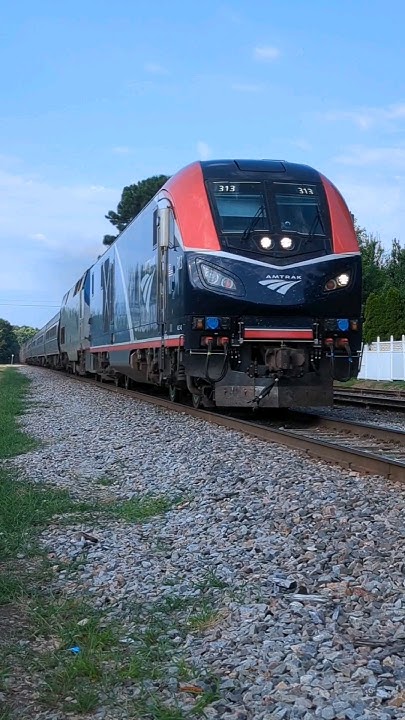 Amtrak Silver Star train P092 at Apex, NC 6/15/2024 - YouTube