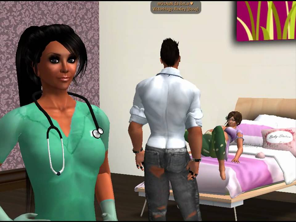 second life - NASCIMENTO BEBE PART 2 MATERNIDADE Belatrix e VictorHugo ...