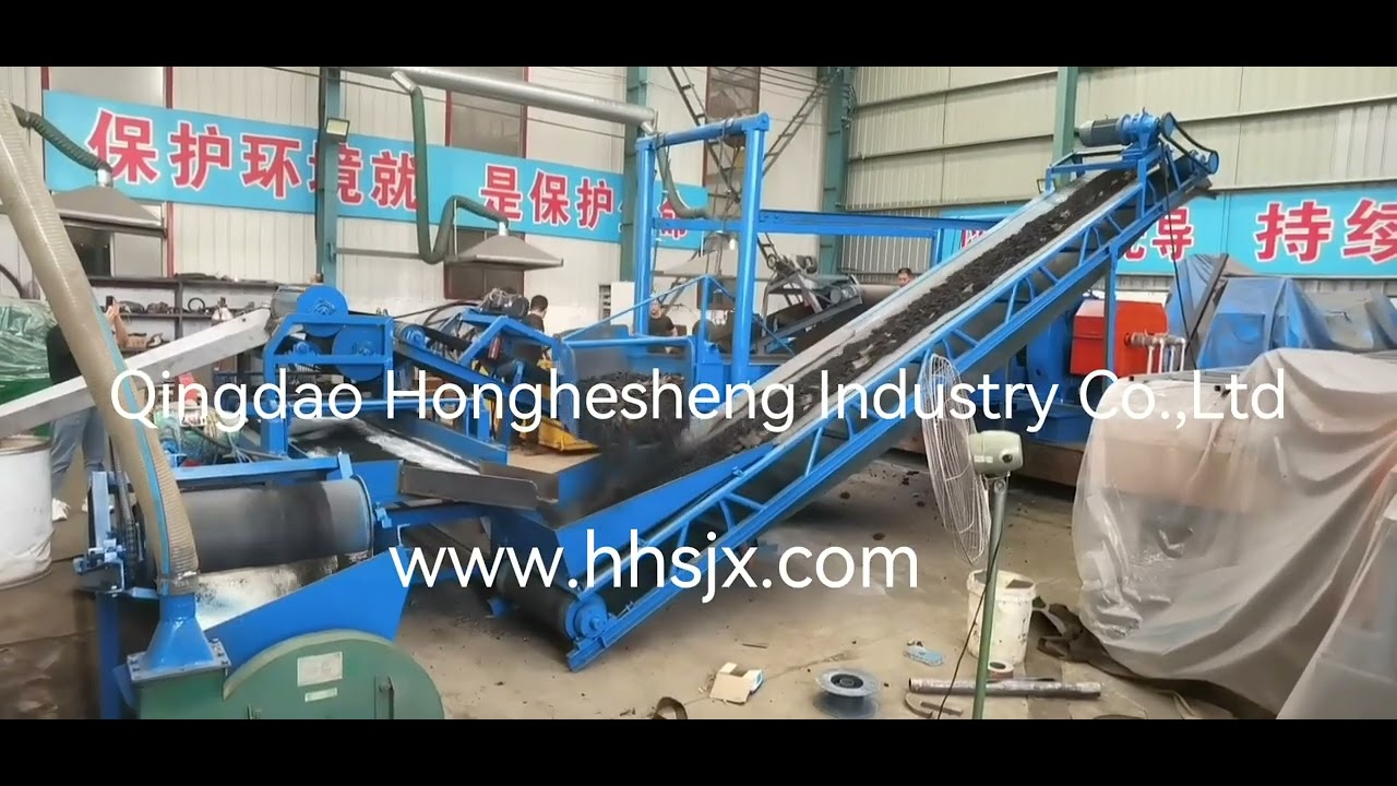 Semi automatic tyre Recycling process/Waste tire to rubber powder ...