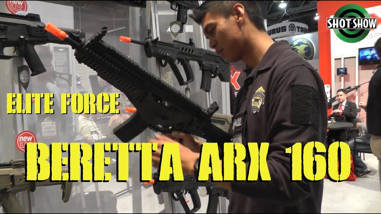 DesertFox Airsoft SHOT Show 2014: Elite Force Beretta ARX 160 - YouTube