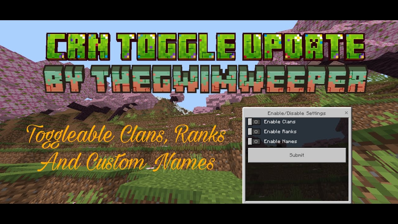 CRN Toggle Update: Toggleable Clans, Ranks, Names - YouTube