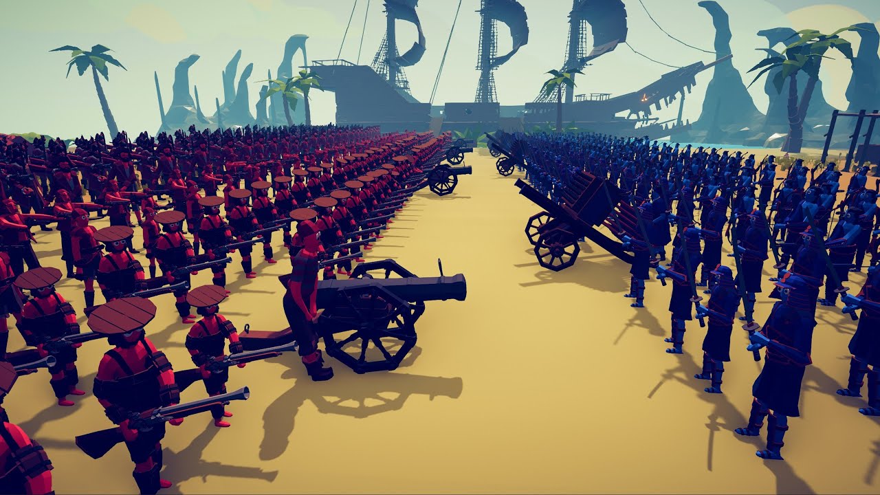 PIRATE FACTION vs DYNASTY FACTION - Totally Accurate Battle Simulator ...
