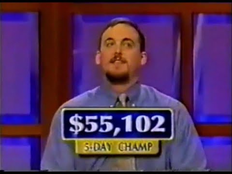 Jeopardy! Brad Rutter Wins His 5th Game - YouTube