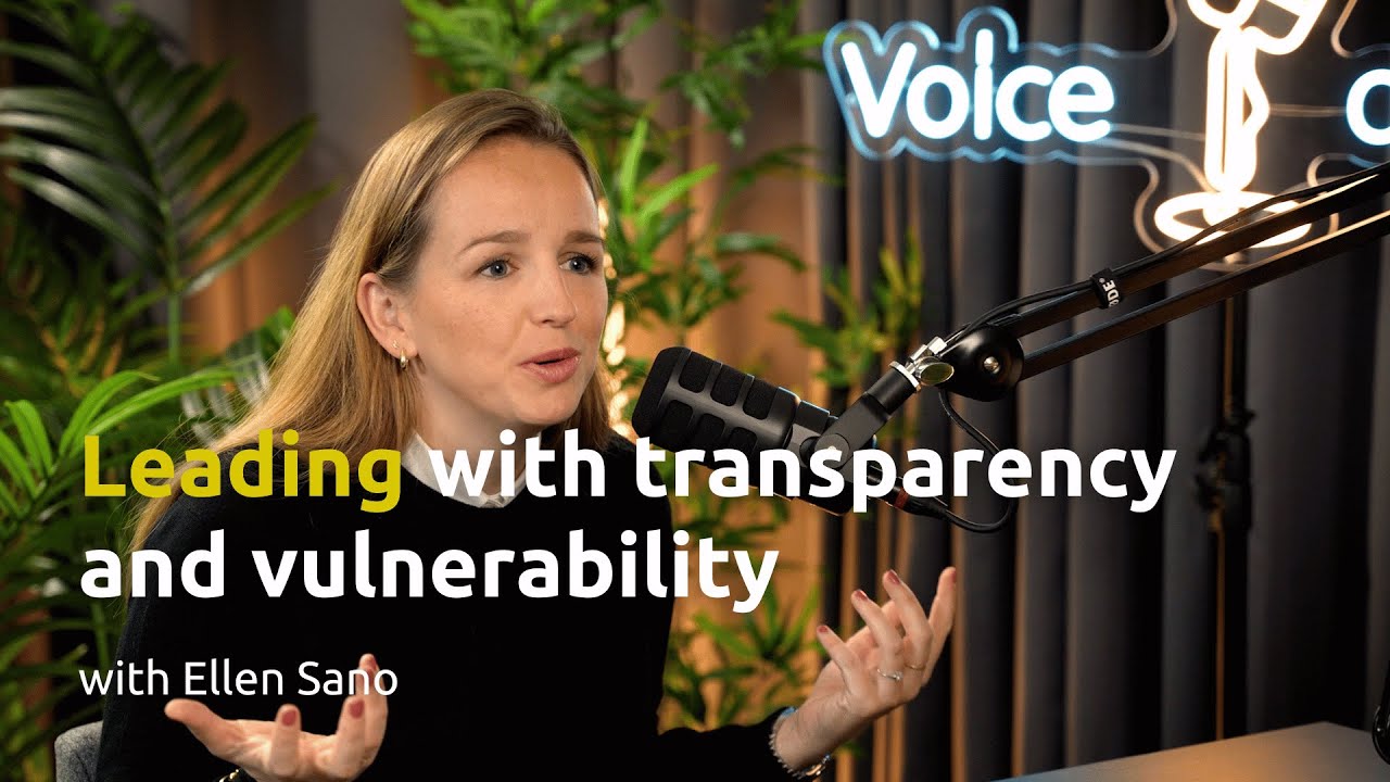 Ep 15: Leading with transparency and vulnerability with Ellen Sano | Voice of Visma - YouTube