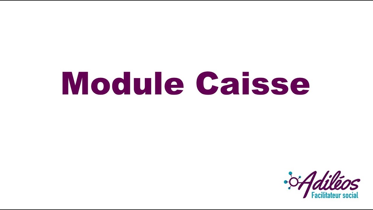 Module Caisse - YouTube