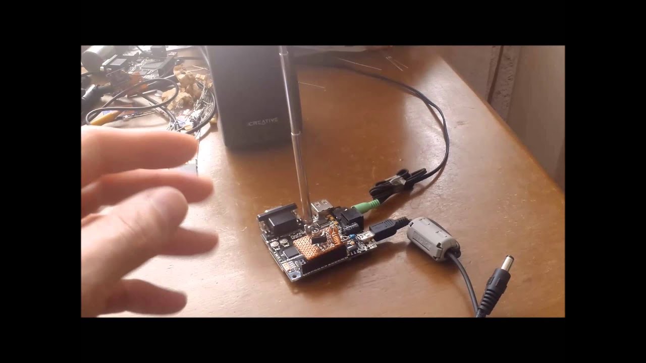 FleaFPGA FM Radio receiver demo - YouTube