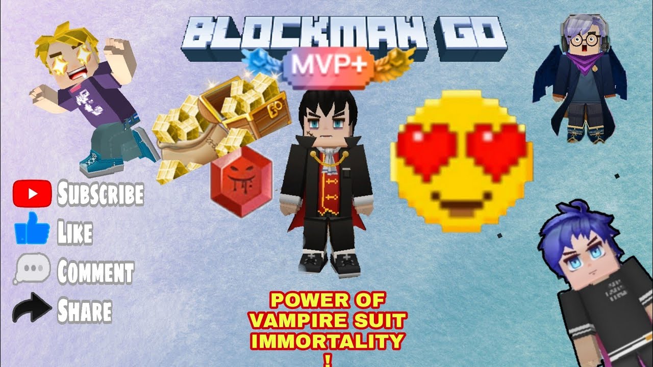 POWER OF VAMPIRE SUIT BECOME IMMORTALITY! | Bed Wars |Blockman Go - YouTube