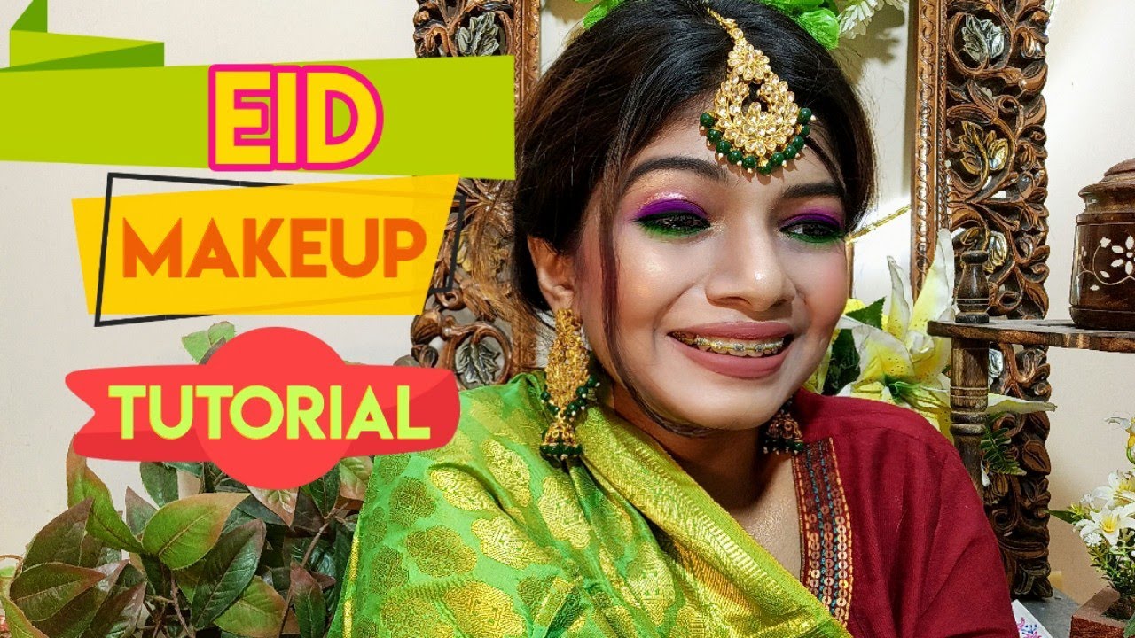 Eid makeup tutorial | Simple and affordable makeup| - YouTube