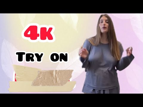 [4K] Transparent Lingerie & See-Through Dresses Micro Bikini Try-On Haul [4K] #tryonhaul