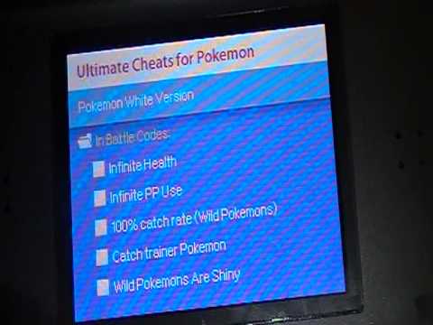 Ultimate Pokemon white cheats - YouTube