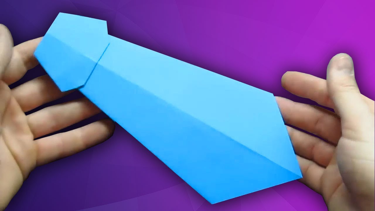 THE BEST PAPER TIE in the WORLD MAKE IT IF YOU ARE SUPER COOL! - YouTube