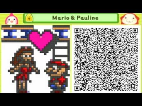 Pushmo (3DS): Mario & Pauline Custom Level QR Code - YouTube