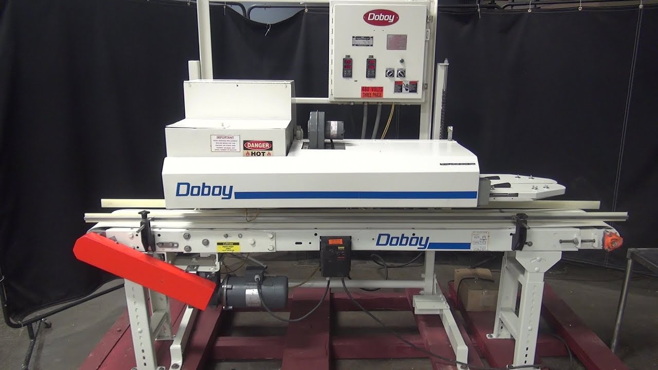 Doboy Model CBS-B Right to Left Continuous Band Sealer - YouTube