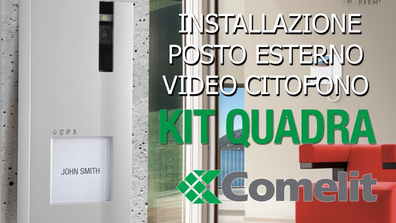 come installare un posto esterno aggiuntivo videocitofono Comelit kit ...