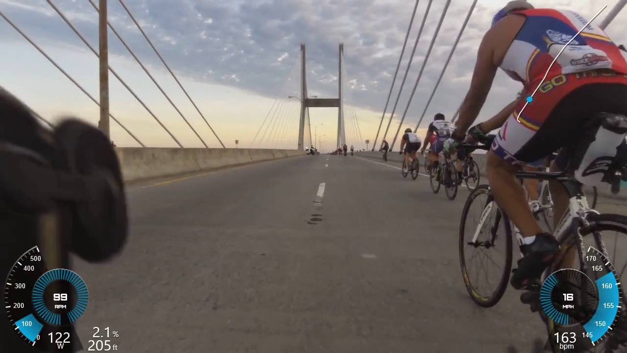2016 Savannah Century bridge footage - YouTube
