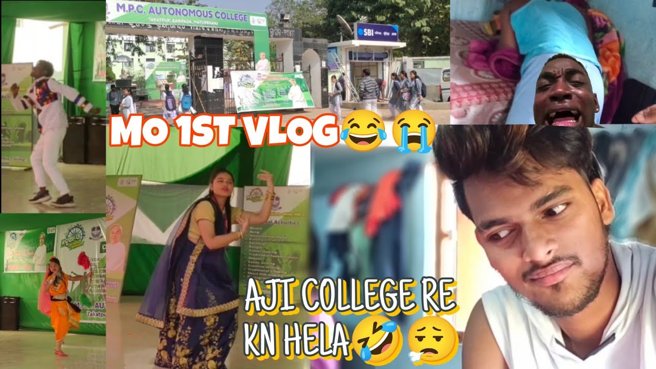 MO 1ST VLOG🤣😒, AU AJI MESS/COLLEGE RE KN HELA?? 🤣👌😭😭 #COLLEGE #mess # ...